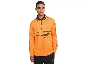 PUMA Mclaren Racing Long Sleeve Jersey Clothing Papaya - Orange