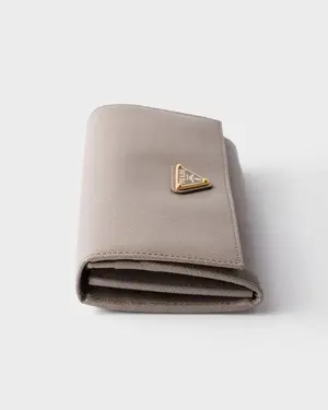 Prada Triangle-logo Leather Wallet