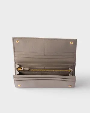 Prada Triangle-logo Leather Wallet