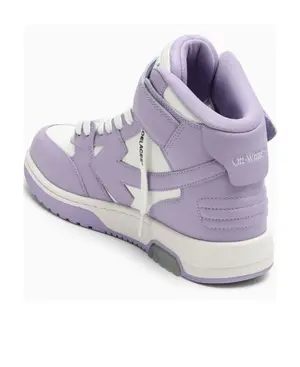 Off-White Out Of Office" High-top Sneakers - Purple