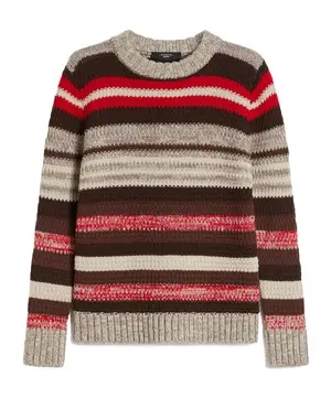 Max Mara Ribbed Wool Knit Jumper