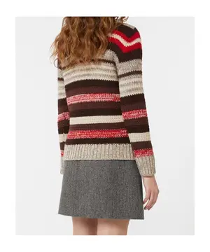 Max Mara Ribbed Wool Knit Jumper