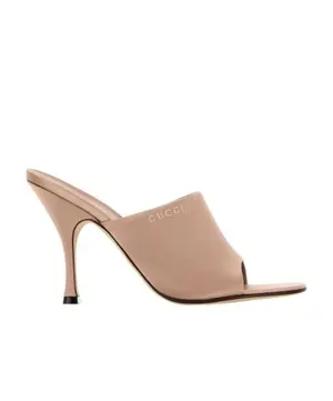 Gucci High Heel Slide Sandals - Pink