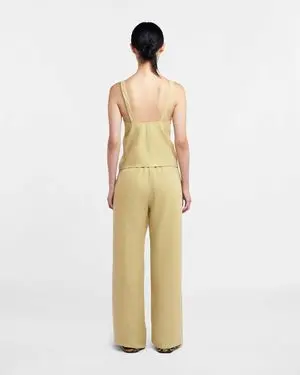 Nanushka Linen Drawstring Top