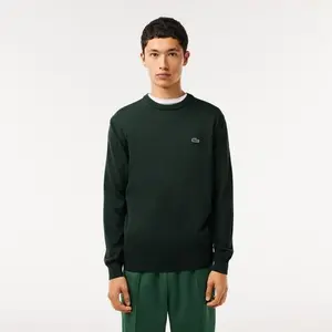 Lacoste Logo Patch Crewneck Sweatshirt