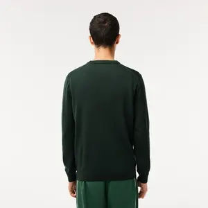 Lacoste Logo Patch Crewneck Sweatshirt