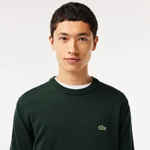 Lacoste Logo Patch Crewneck Sweatshirt