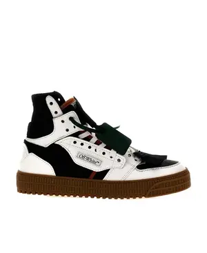 Off-White Logo Patch Lace-up Sneakers - Black