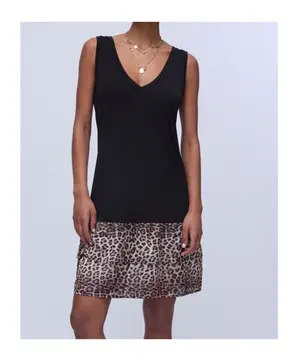 Liu Jo Leopard-print Tiered Dress