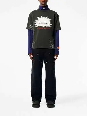 Heron Preston Carpenter Wide Leg Jeans