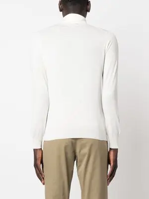 LARDINI Roll-neck Wool Jumper