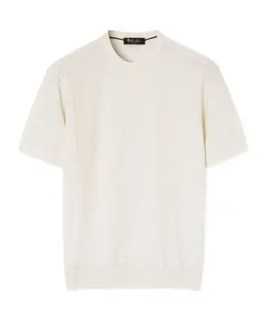 Loro Piana Walkery Crew Neck - White