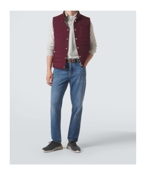 Brunello Cucinelli Leather-trimmed Sneakers