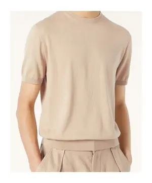 Loro Piana Short-sleeve Cotton Top