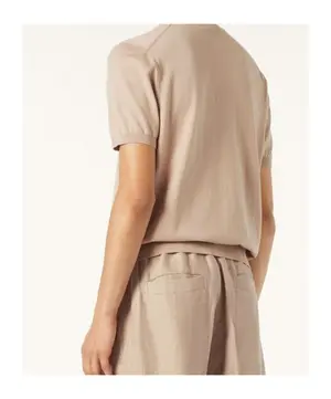 Loro Piana Short-sleeve Cotton Top