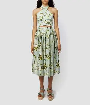 Erdem Printed Skirt
