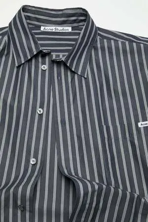Acne Studios Striped Shirt - Blue/white