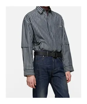 Acne Studios Striped Shirt - Blue/white