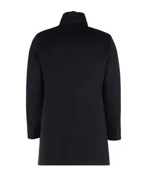 MOORER Feather-down Single-breasted Coat