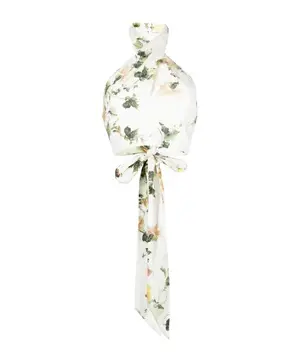 Erdem Luna Linen Top - White