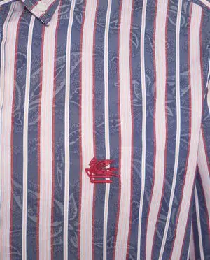 Etro Striped Floral Shirt