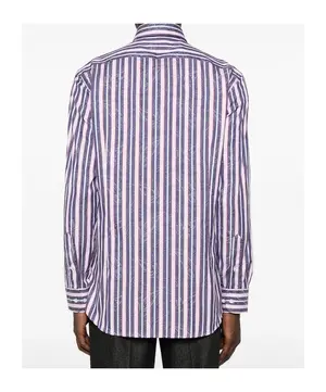Etro Striped Floral Shirt