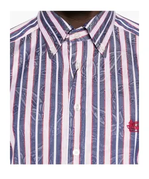 Etro Striped Floral Shirt
