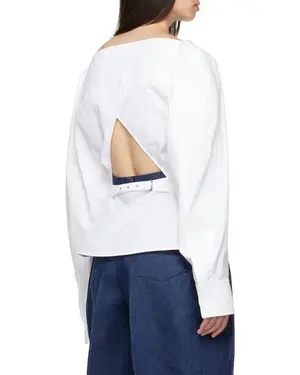 Jacquemus La Chemise Barco Boat Neck Shirt