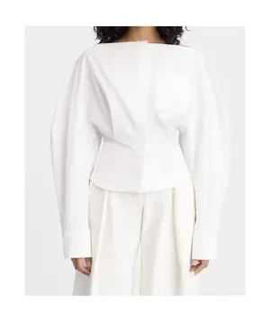 Jacquemus La Chemise Barco Boat Neck Shirt