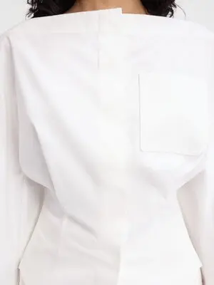 Jacquemus La Chemise Barco Boat Neck Shirt
