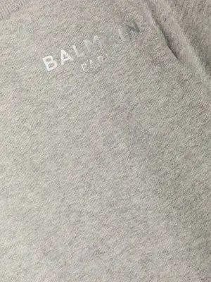 Balmain Logo-print Jersey Cotton Jumper