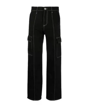 Philosophy Di Lorenzo Serafini Cargo Straight-leg Jeans - Black