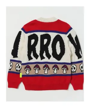 BARROW Patterned Intarsia-knit V-neck Cardigan