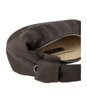 LEMAIRE Mini Fortune Croissant Bag In Alpaca Nubuck