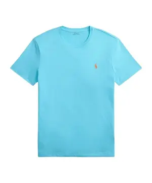 Ralph Lauren Polo Pony Embroidered Crewneck T-shirt - Blue