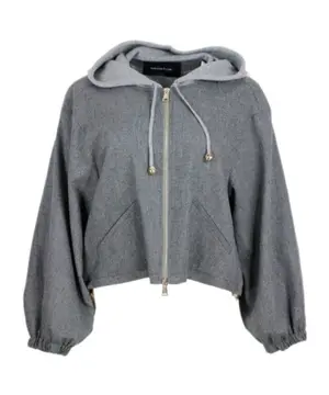 Fabiana Filippi Drawstring Jacket - Grey