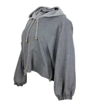Fabiana Filippi Drawstring Hooded Jacket