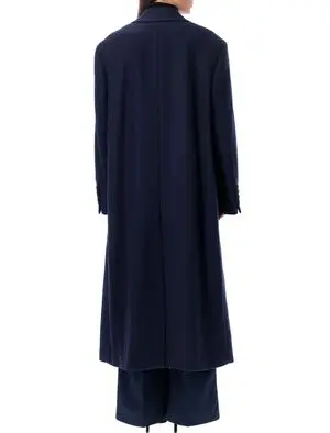 AMI Paris Double-breasted Long Coat