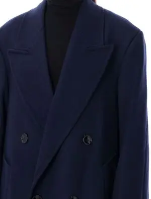 AMI Paris Double-breasted Long Coat