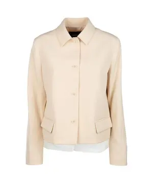 Fabiana Filippi Long-sleeved Casual Jacket - Beige