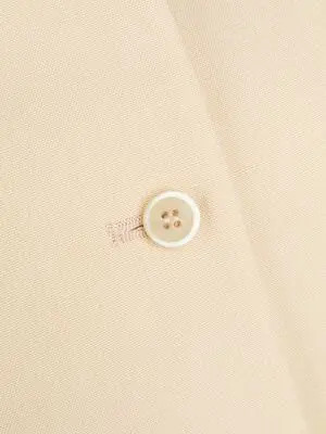 Fabiana Filippi Long Sleeve Casual Jacket - Beige