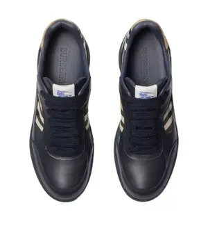 Burberry Checked Lace-up Sneakers