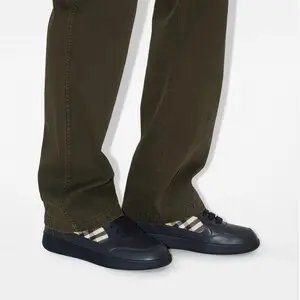 Burberry Checked Lace-up Sneakers