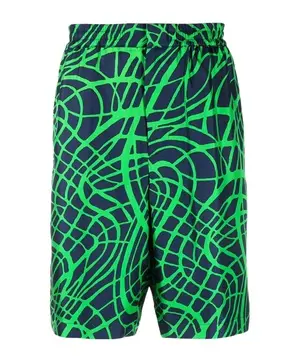 Moschino Pattern Shorts - Green