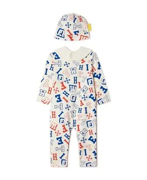 Off-White Graphic-print Romper Set