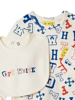 Off-White Graphic-print Romper Set