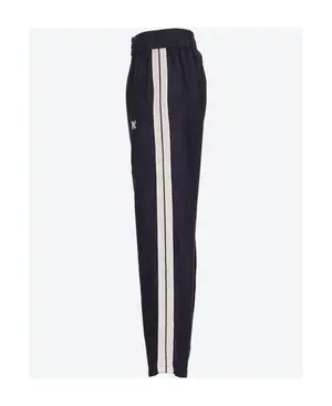 Palm Angels Logo-embroidered Linen Trousers