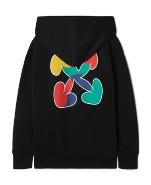 Off-White Arrows Zip-up Cotton Hoodie
