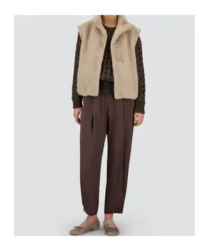 Herno Faux-fur Sleeveless Vest
