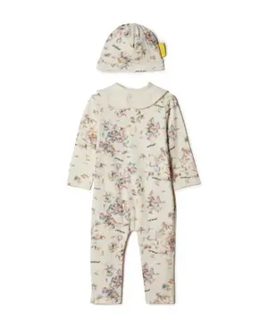 Off-White Paperclip Print Baby Set